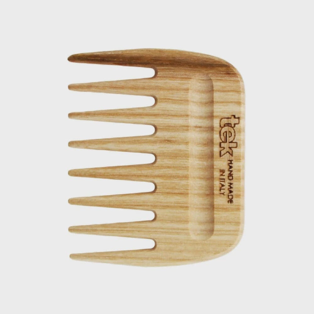 Afro Pick Ash Wood Comb | Cranfields Wellington NZ