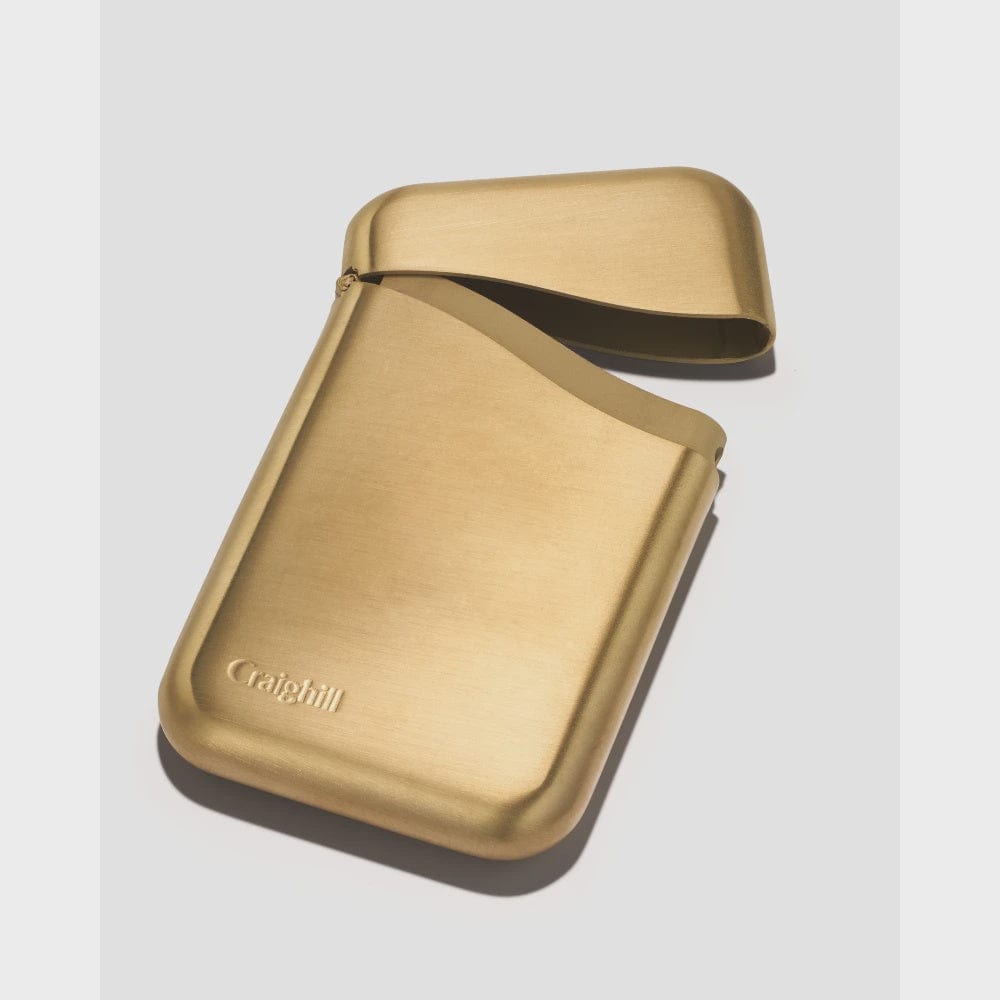 Craighill Card Case | Brass | Cranfields Wellington