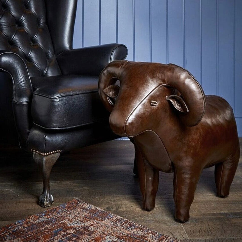 Omersa Leather Animal - Large Hippo | Cranfields Wellington
