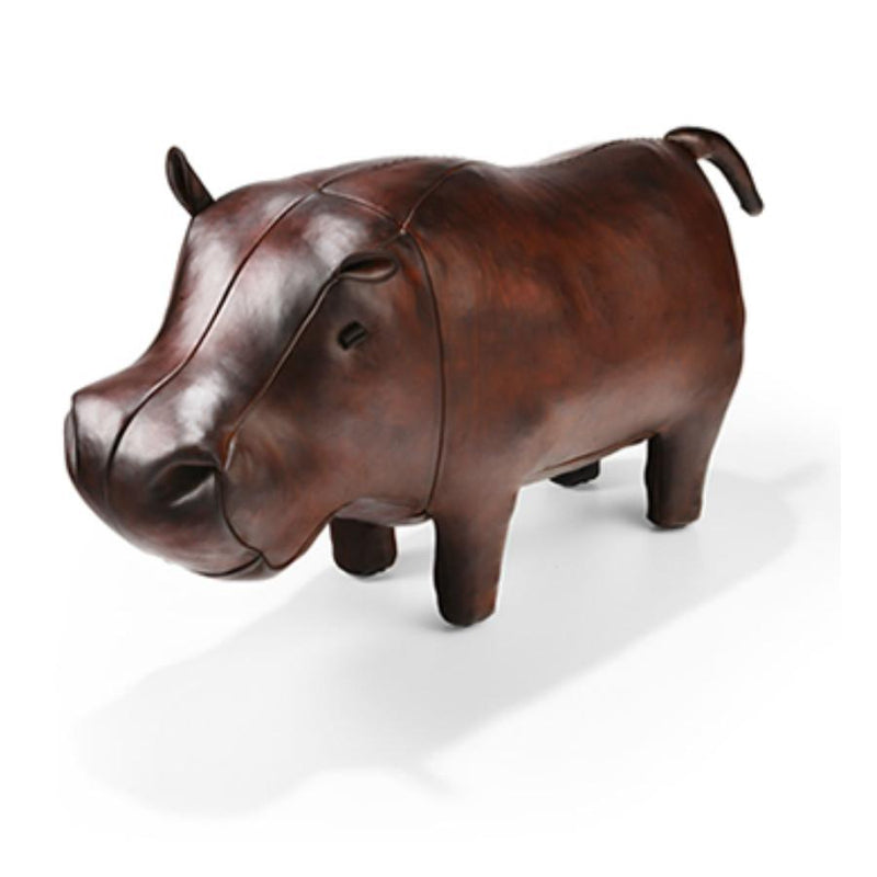Omersa Leather Animal - Large Hippo | Cranfields Wellington
